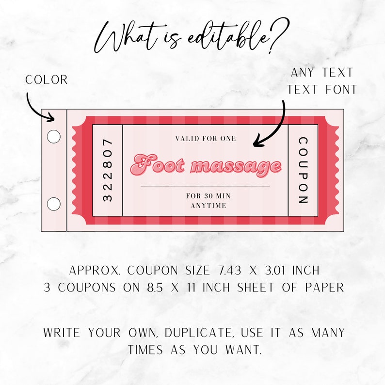Couple in Love Coupon Book Love Gift for Girlfriend Idea Gift for Wife ...