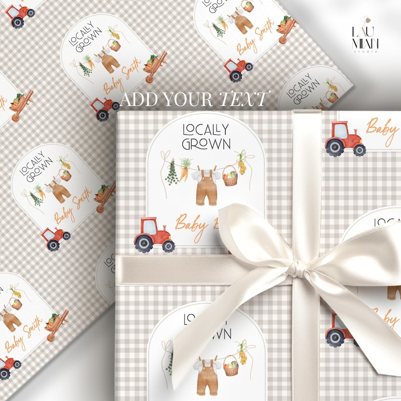 Market Wrapping Paper - Etsy