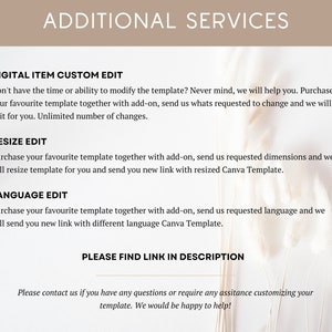 BUNDLE Price List Sign Social Media Sign Template Custom QR Code Sign ...