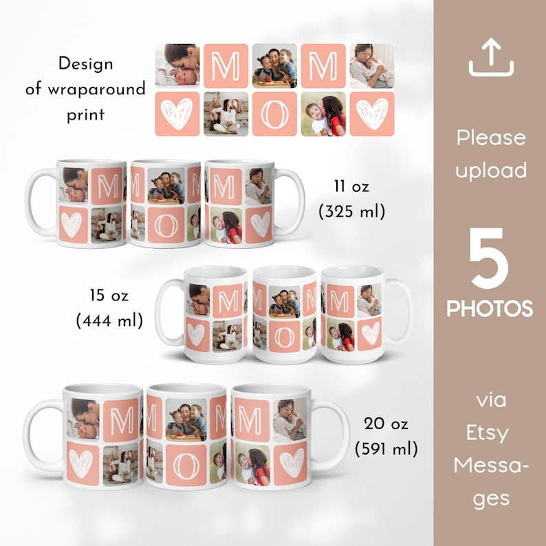 Custom Father Mug Dad Birthday Present Sentimental Gift Ceramic Photo ...