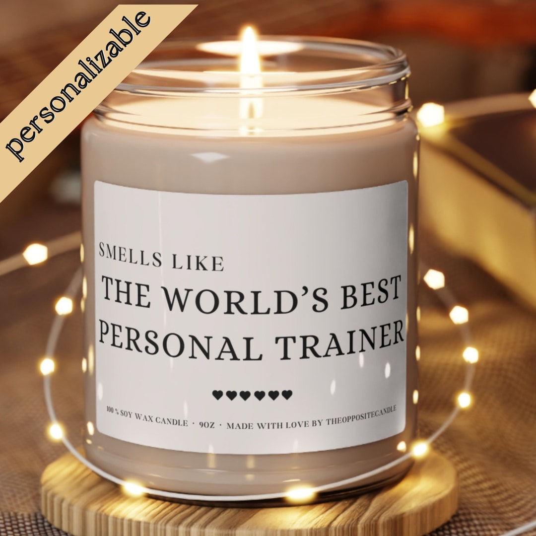 Best Personal Trainer Future Funny Candle Gift Personalized Gifts Soy ...