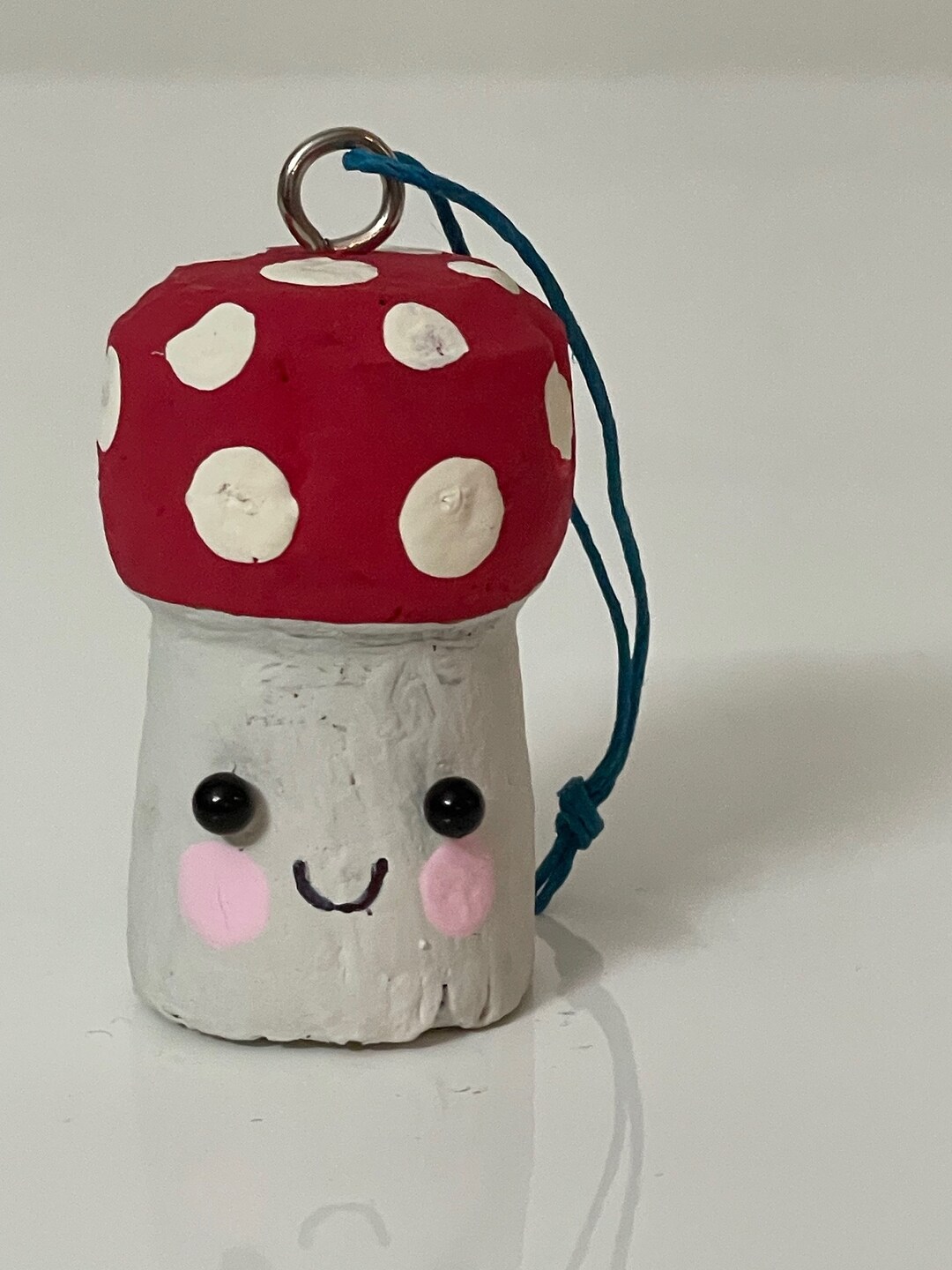 Cork MUSHROOM Collectible Hanging Ornament - Etsy