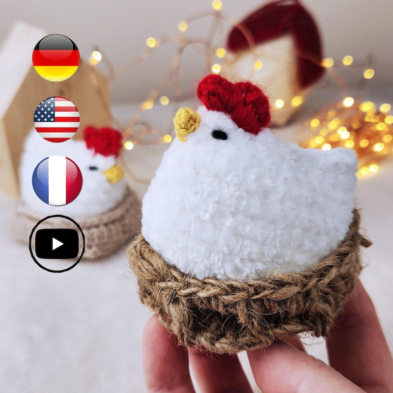 Plush Chicken - Etsy