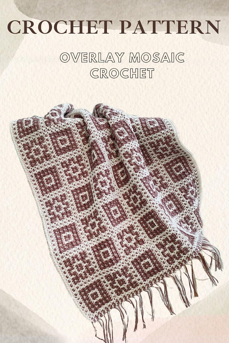 Chess Baby Blanket Crochet Pattern, Overlay Mosaic Tapestry Afghan (PDF ...