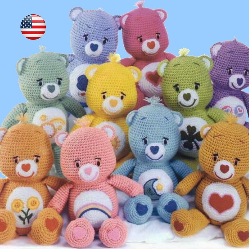 Care Bears Pattern - Etsy