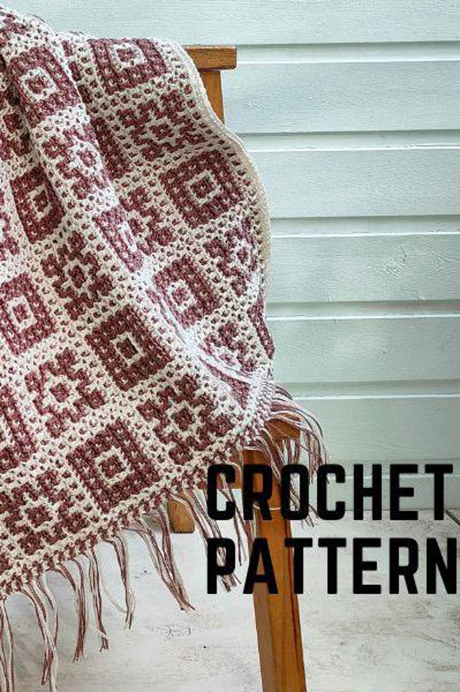 Overlay Mosaic Baby Blanket Crochet Pattern Easy Tapestry Crochet Baby ...