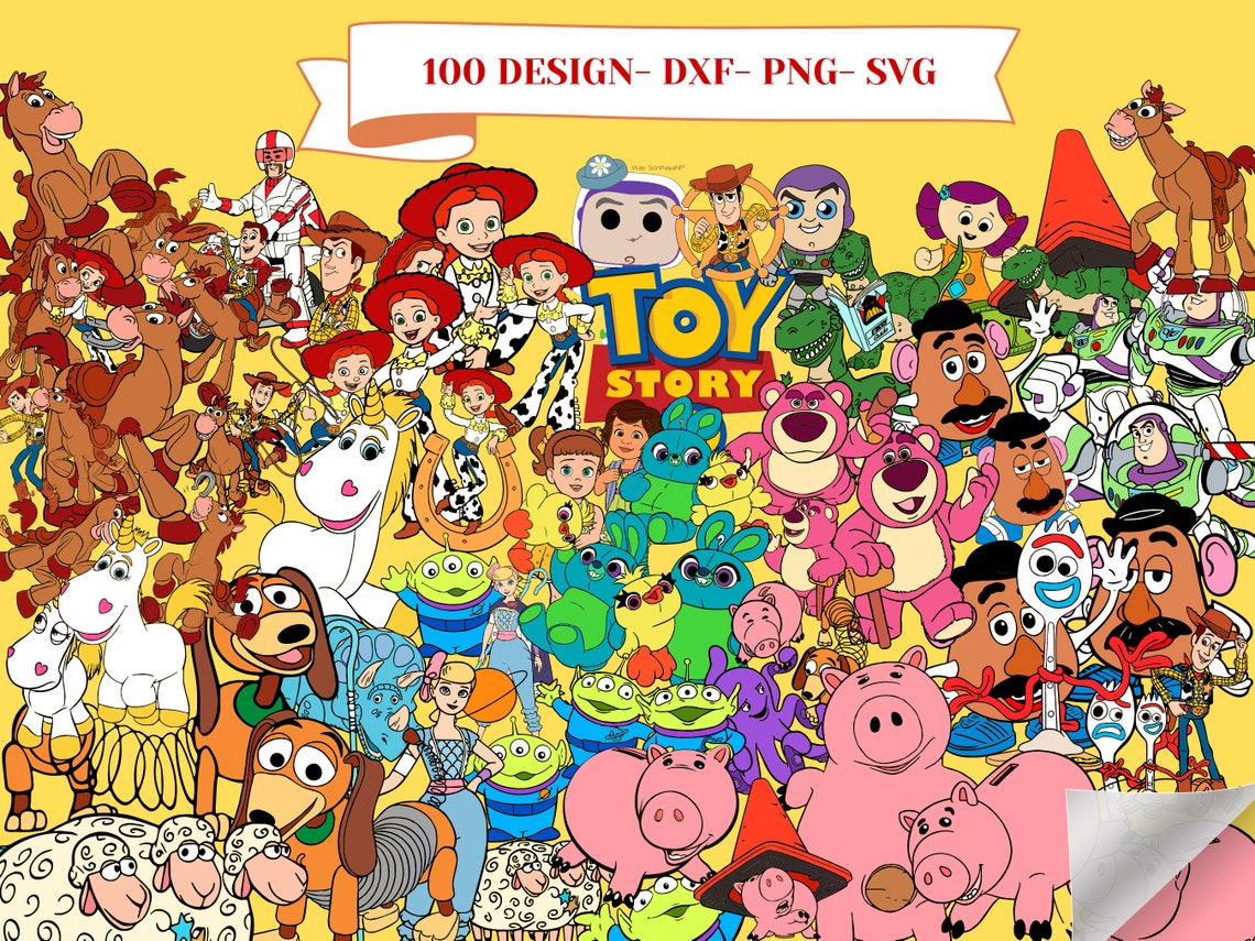 Toy Story Clipart Set, Toy Story Svg Cut Files for Cricut / Silhouette ...