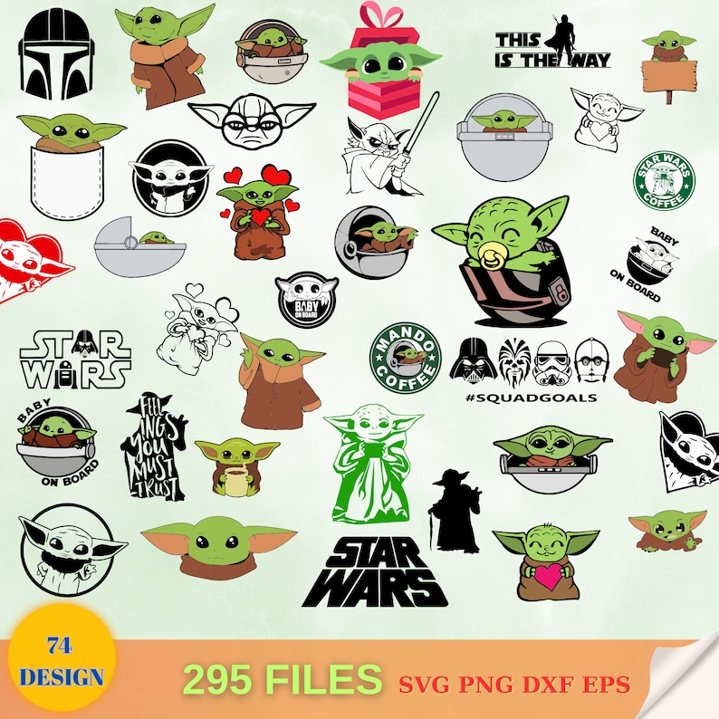 Baby Yoda Svg, Grogu Svg for Cricut, Baby Yoda Clipart, Baby Yoda Png ...