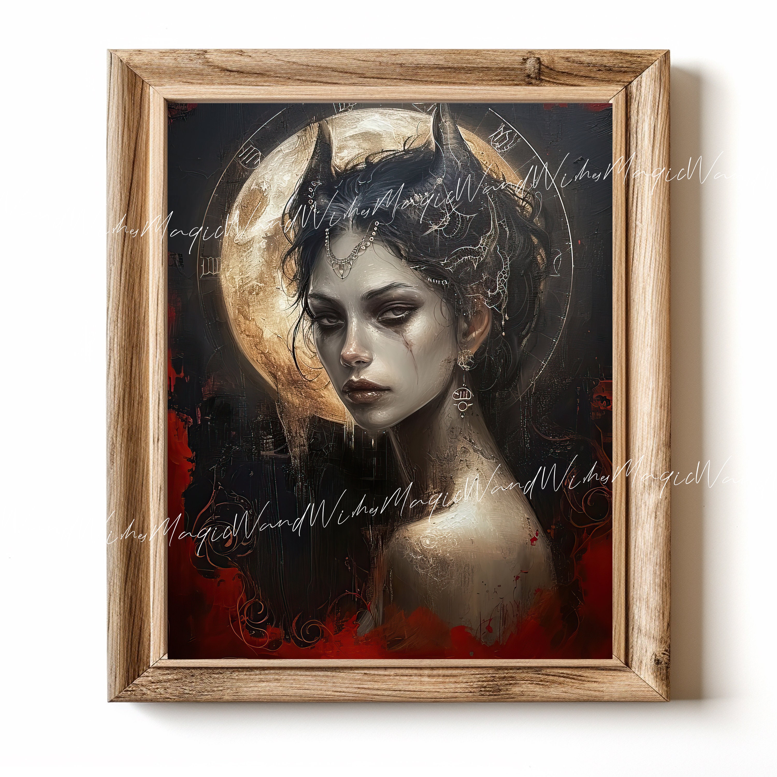 Lilith Jewish Mythology Digital Download Dark Goddess Sumerian Female ...
