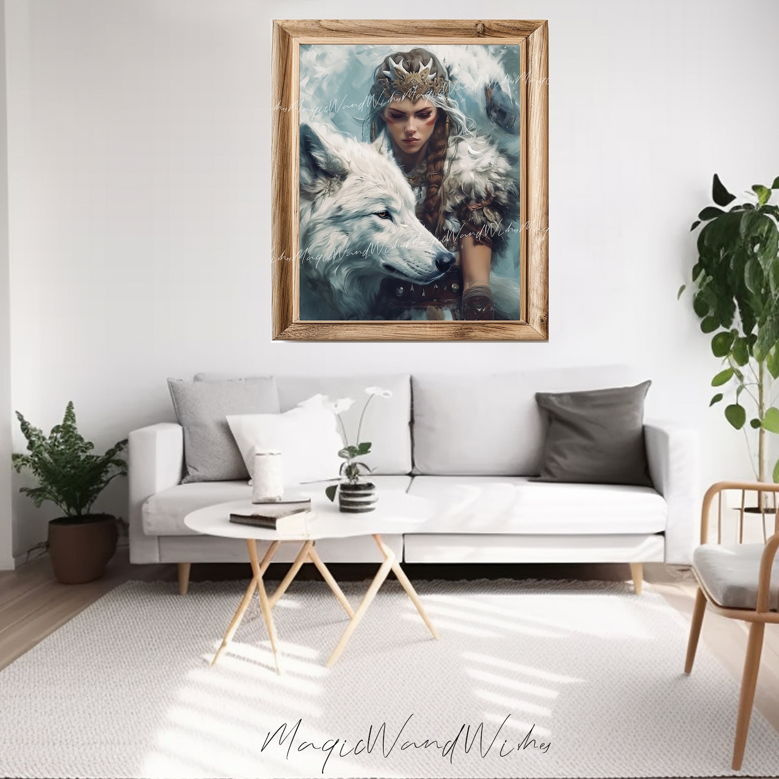 Skadi Norse Mythology Digital Download Norse Winter Goddess With White ...