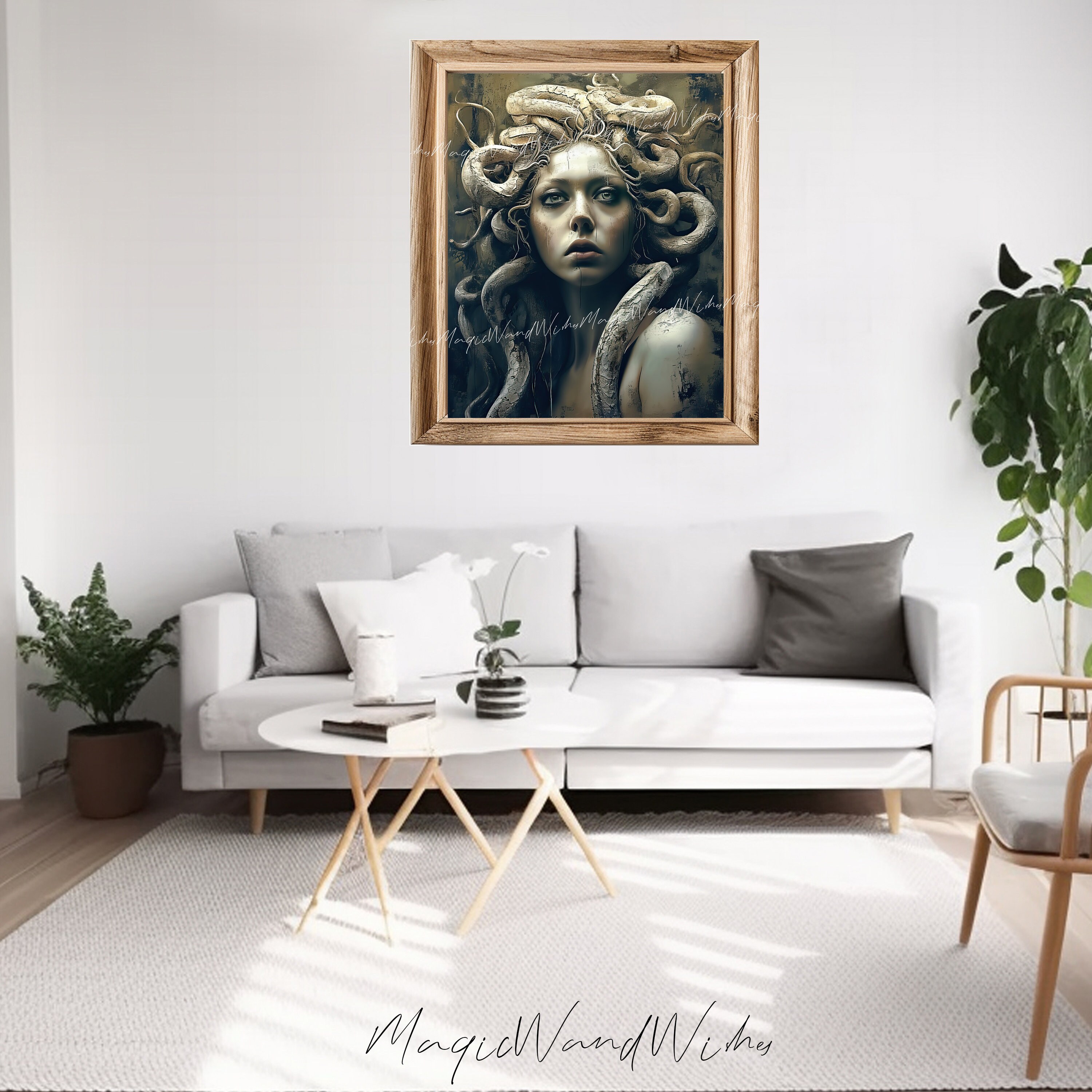 Medusa Greek Mythology Digital Download Greek Goddess Chthonic Female ...