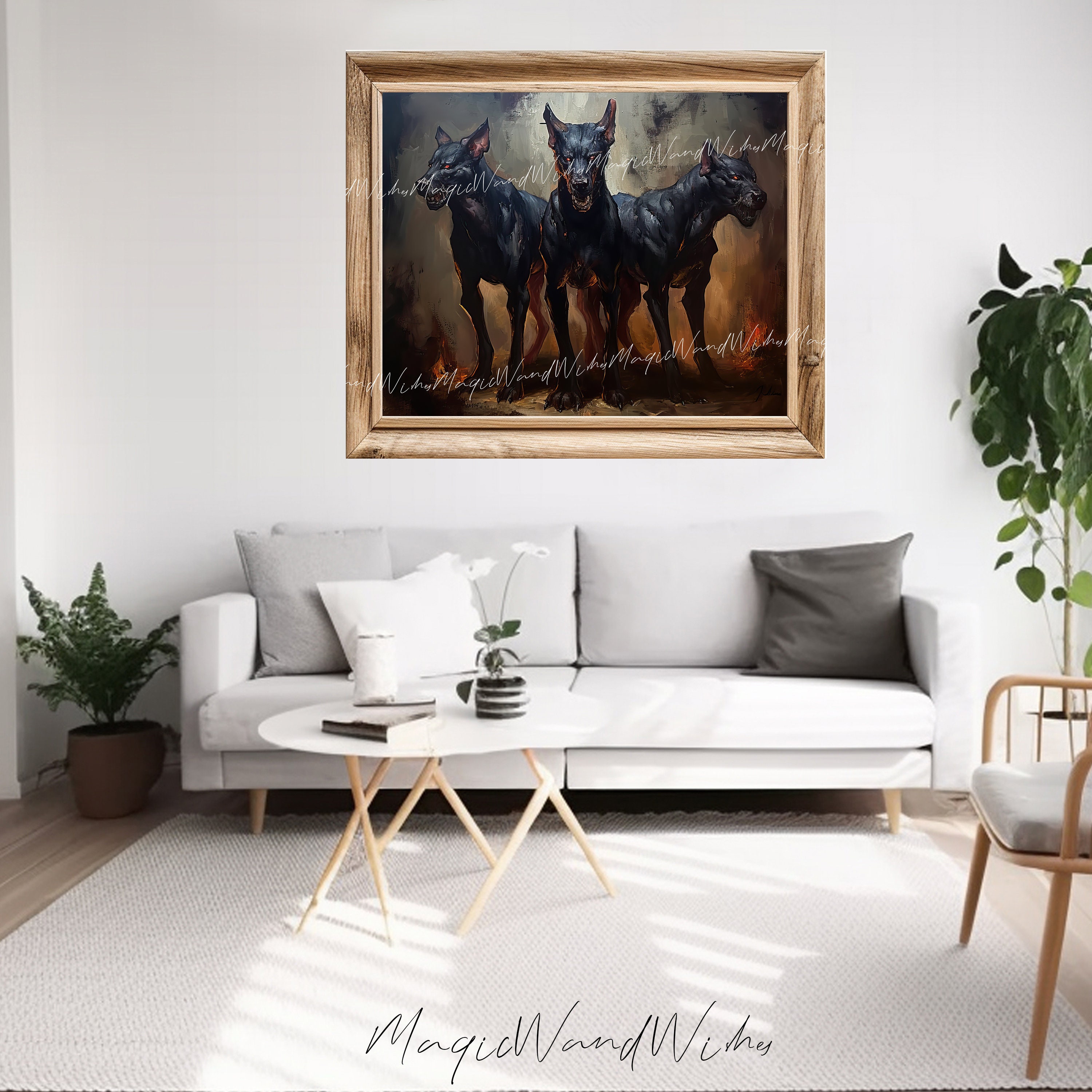 Cerberus Dog Greek Mythology Digital Download Hound of Hades Black Dogs ...