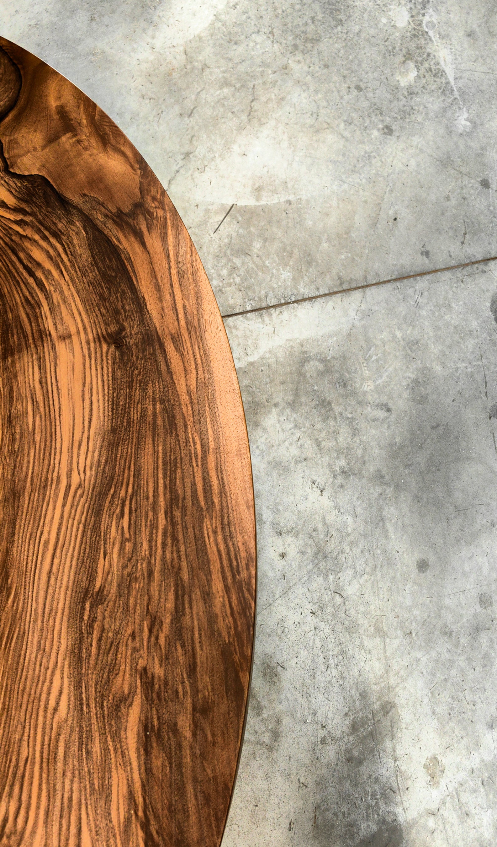 Black Walnut Live Edge Round Dining Table, Custom Kitchen Table - Etsy