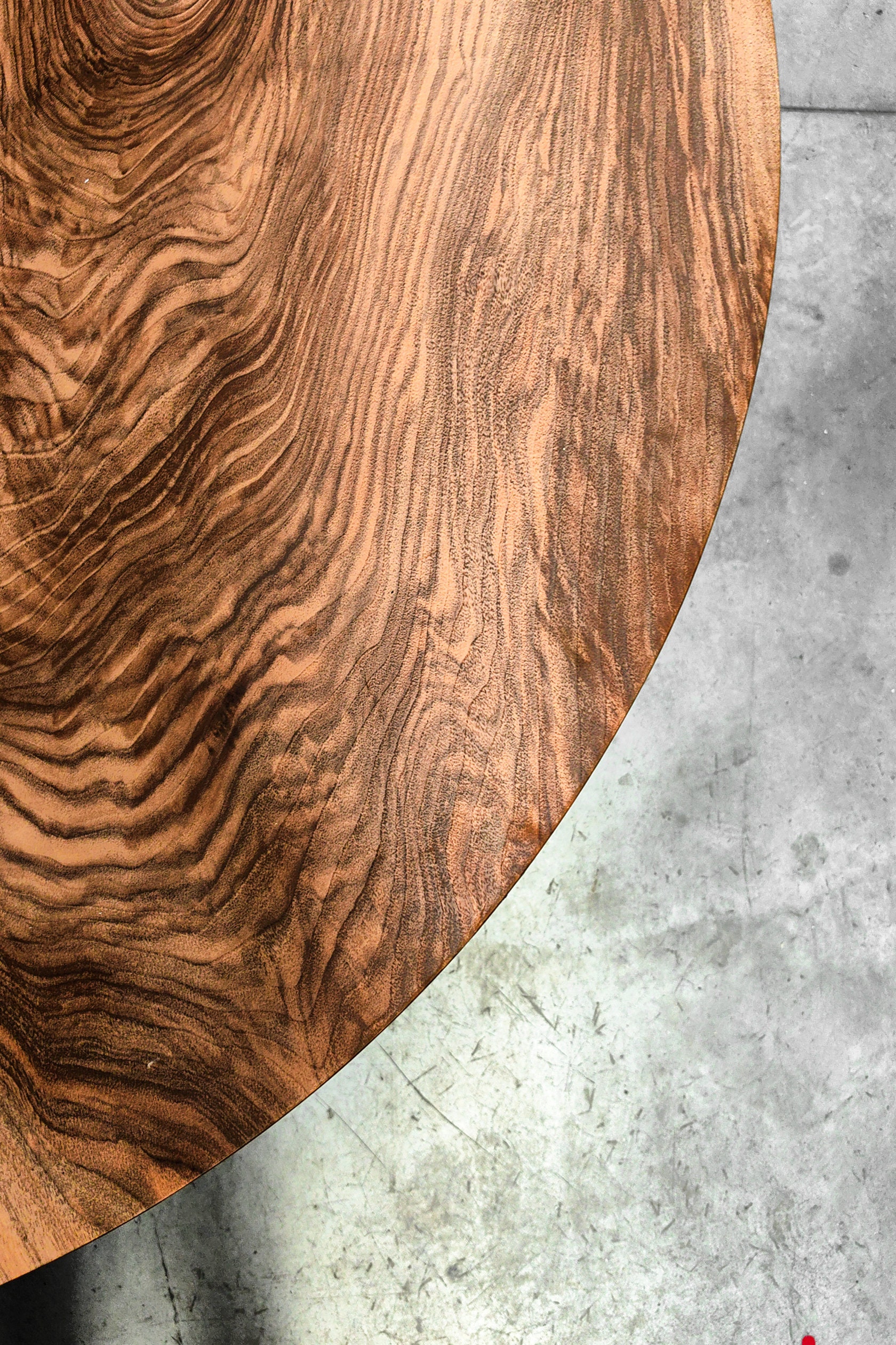 Black Walnut Live Edge Round Dining Table, Custom Kitchen Table - Etsy