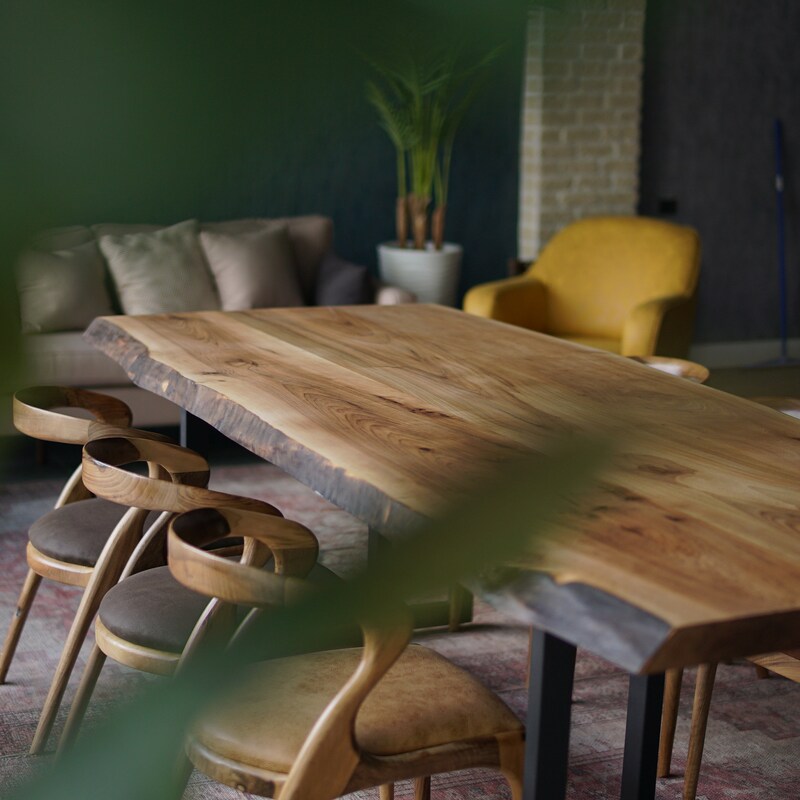 Rustic Wood Dining Table - Etsy