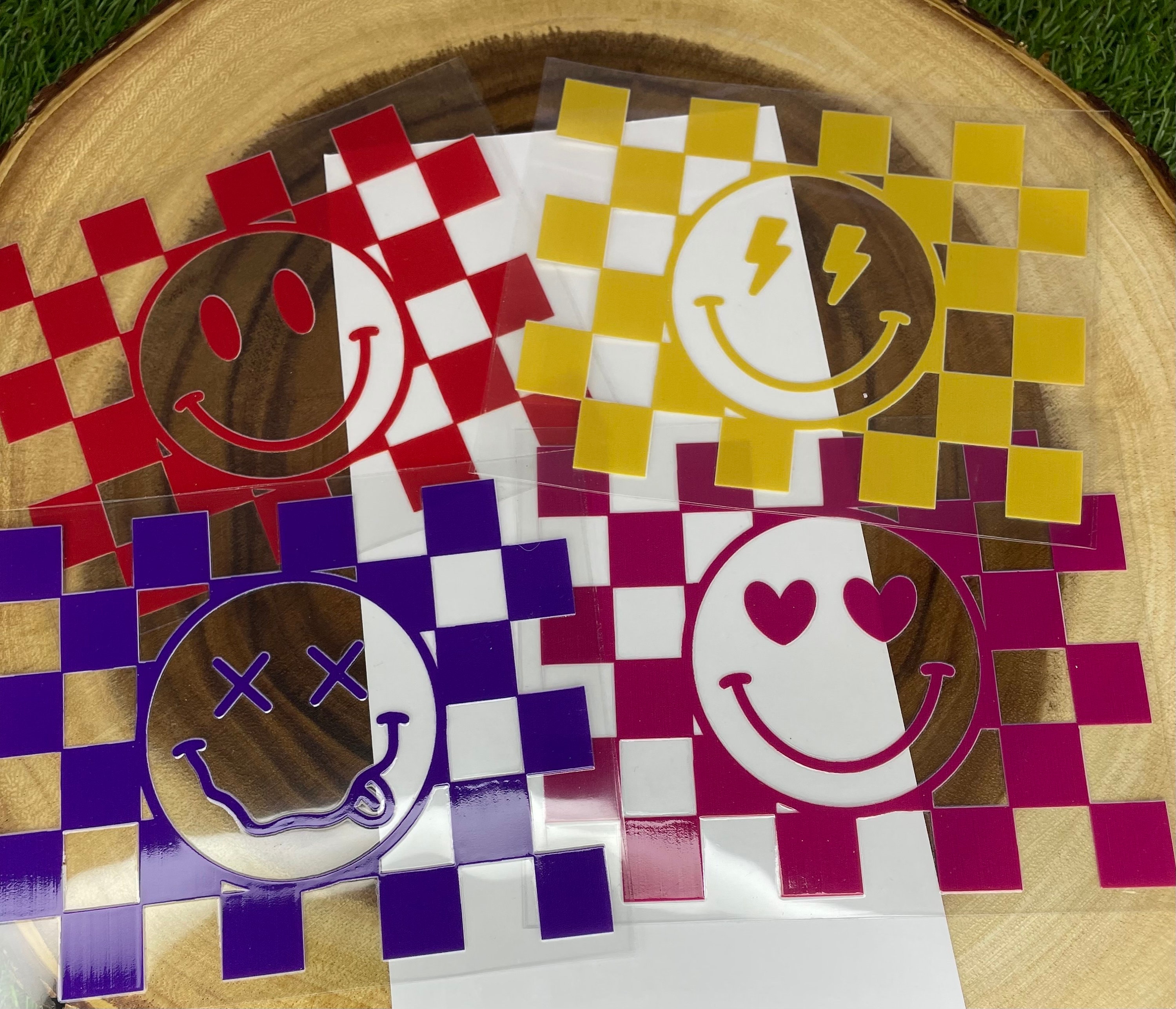 Smiley Face Decal /cup Wrap / Uv DTF /cup Wrap / Fast Shipping - Etsy