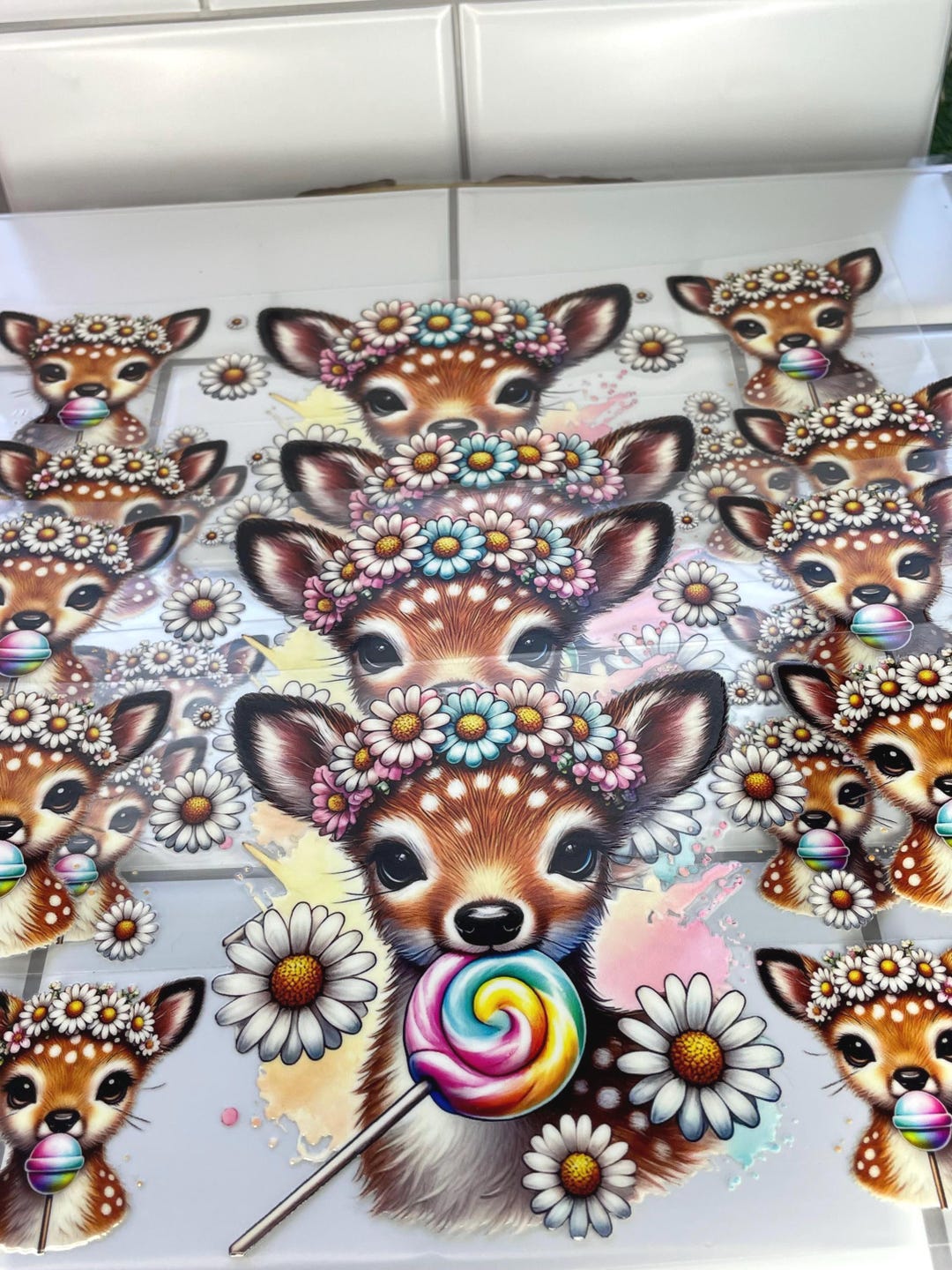 Deer Cup Wrap / Uv DTF /cup Wrap / Fast Shipping - Etsy
