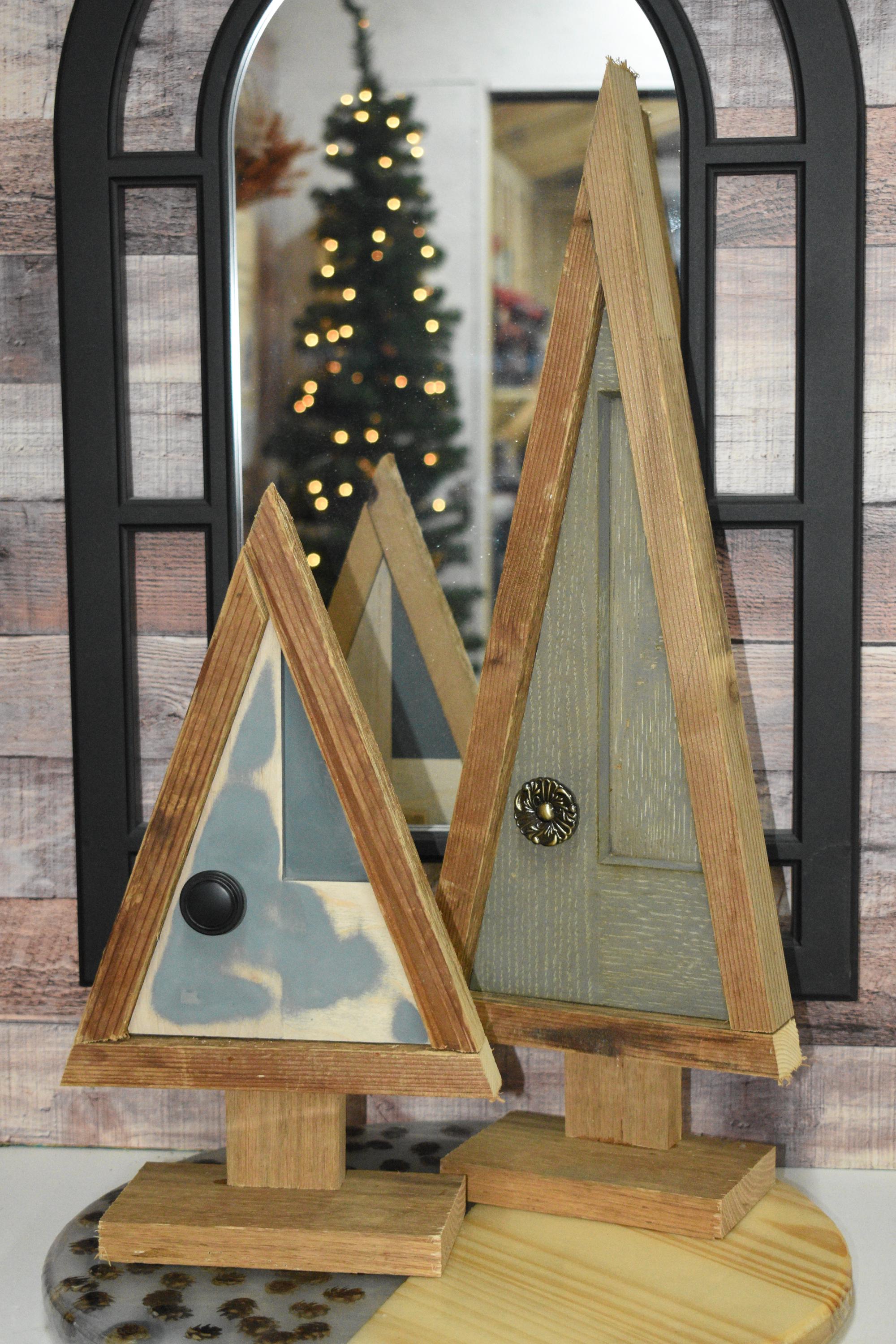 Handmade Trees Made Out of Doors - Etsy