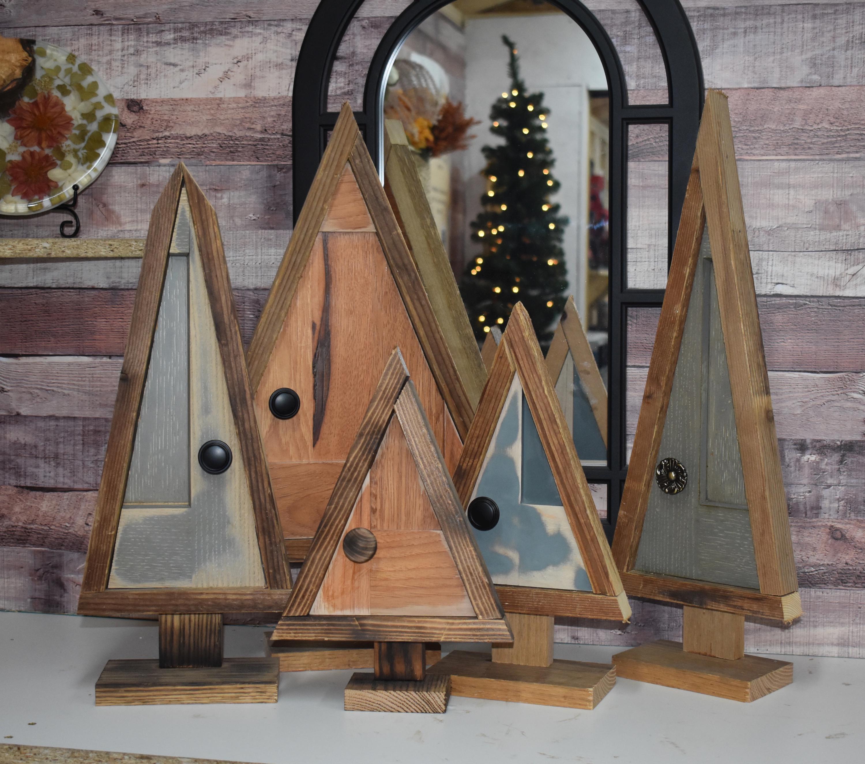 Handmade Trees Made Out of Doors - Etsy