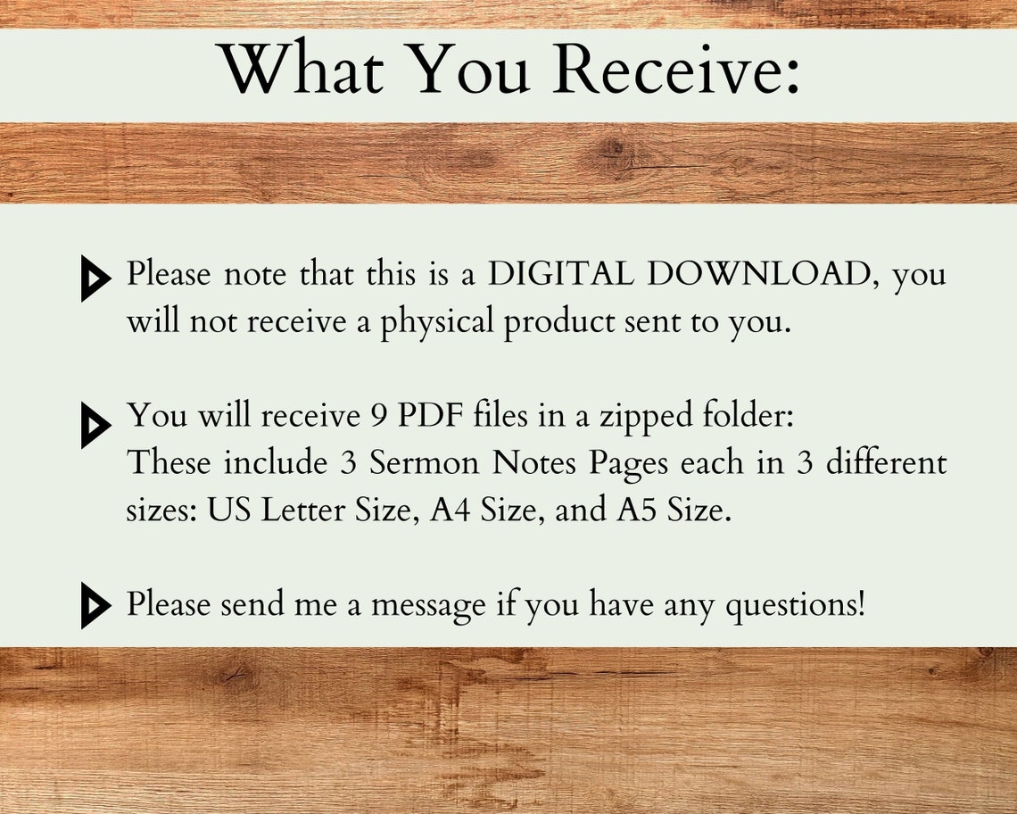 Printable Church Notes|| Sermon Notes and Prayer Requests Printable ...