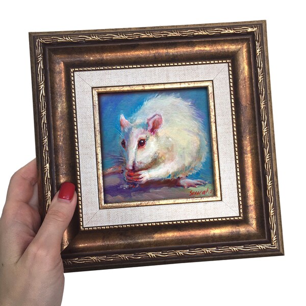 Rat Painting - Etsy