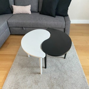 Wood Modern Coffee Table,ying Yang Table,tea Table, Comma Table, Double ...