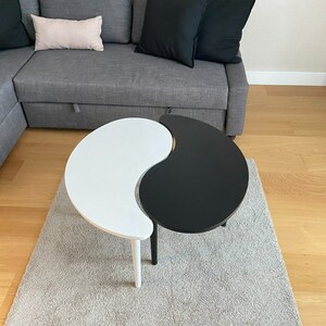 Wood Modern Coffee Table,ying Yang Table,tea Table, Comma Table, Double ...
