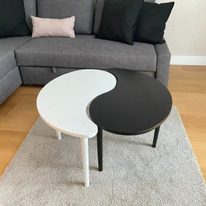 Wood Modern Coffee Table,ying Yang Table,tea Table, Comma Table, Double ...