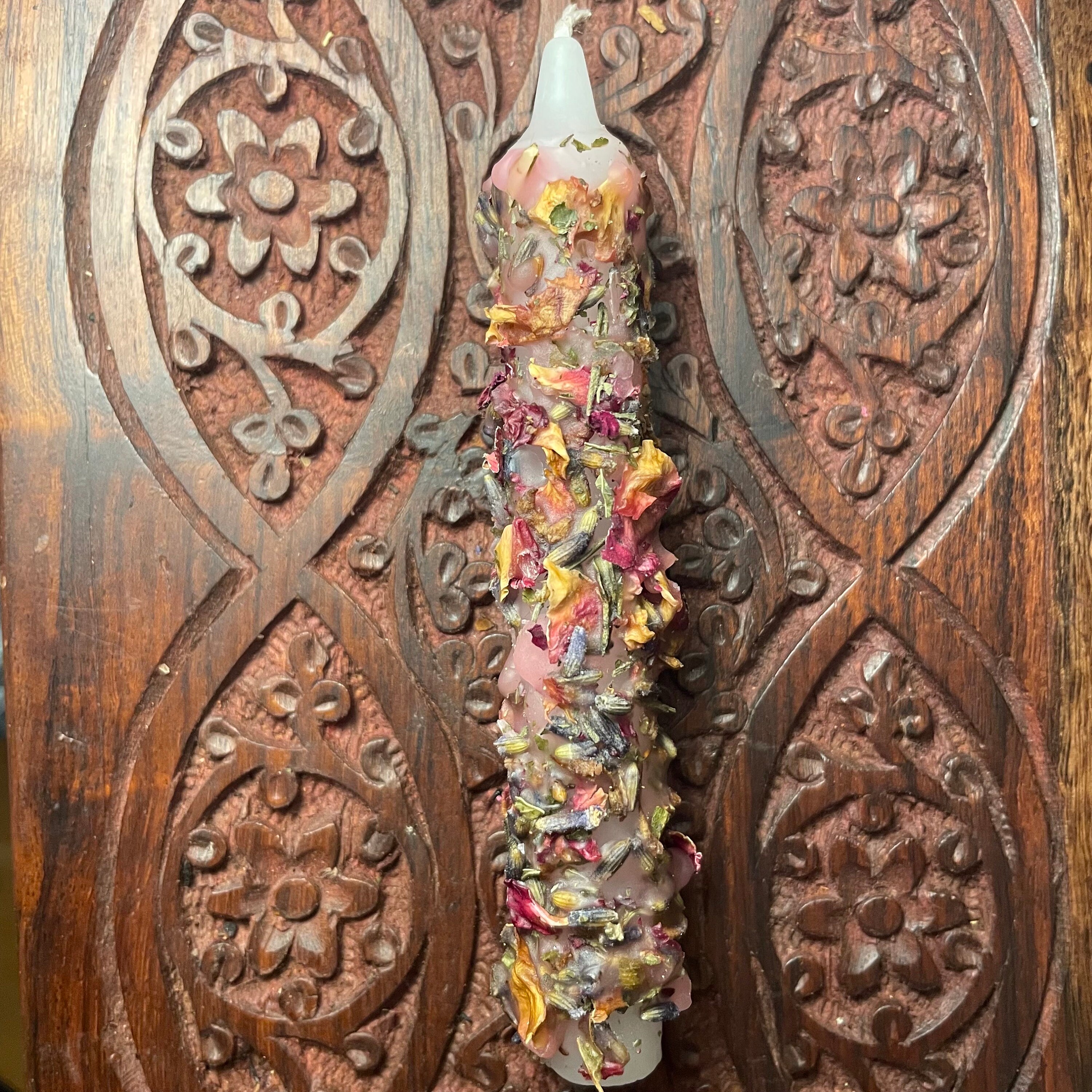 Hand Dressed Ritual Spell Candles for Love, Abundance, Healing, Psychic ...