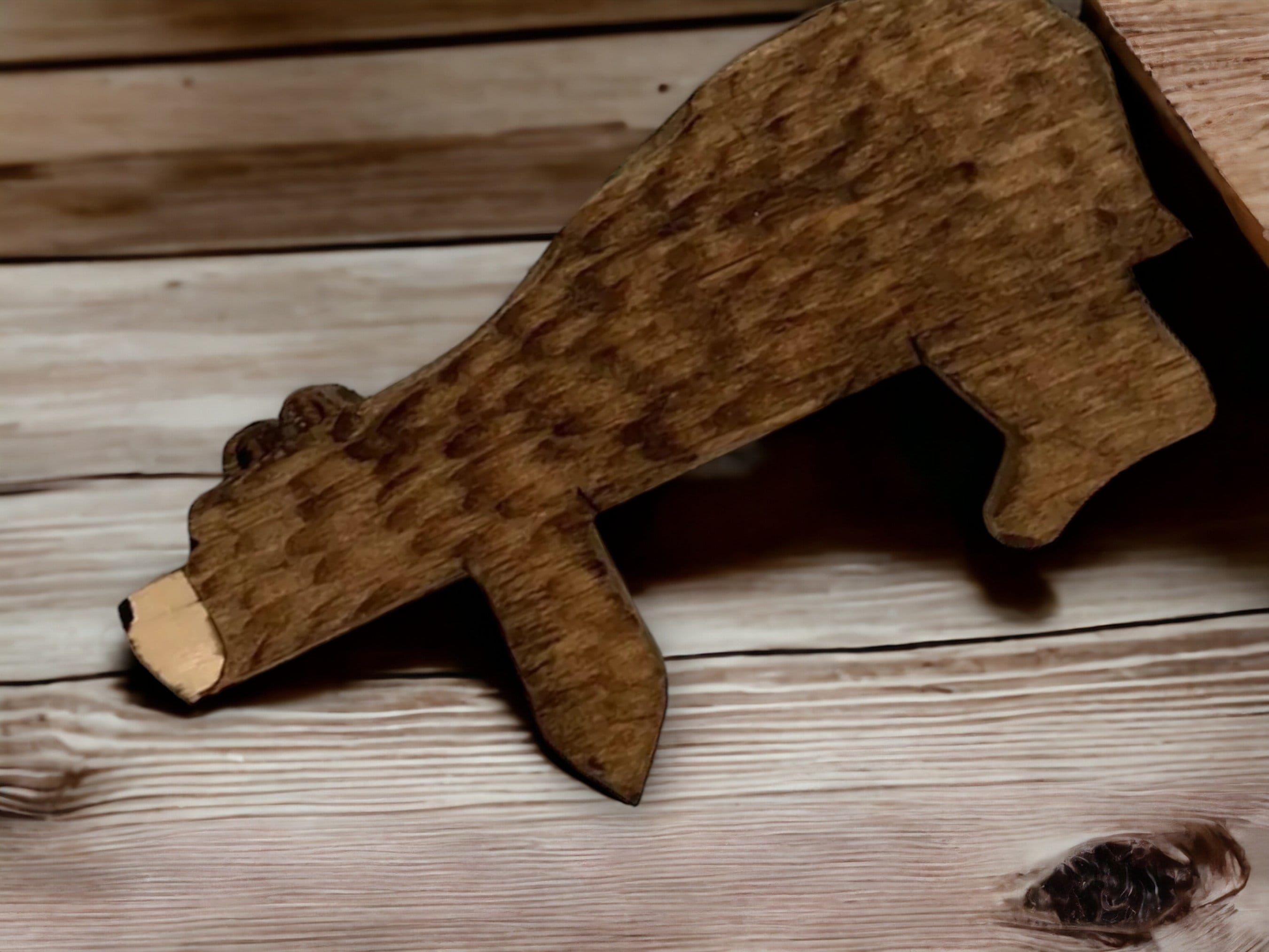 Wooden Bear Sculpture Bear Door Topper Wood Home Decor Wood Carving ...