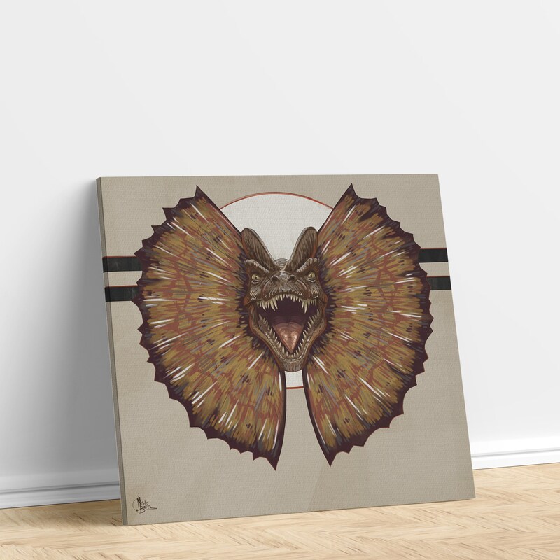 Dilophosaurus Poster - Etsy