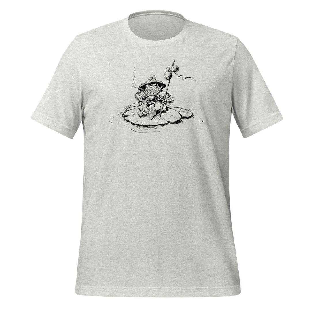 Samurai Toad Shirt - Ronin Warrior Frog Clothing - Feudal Japanese ...