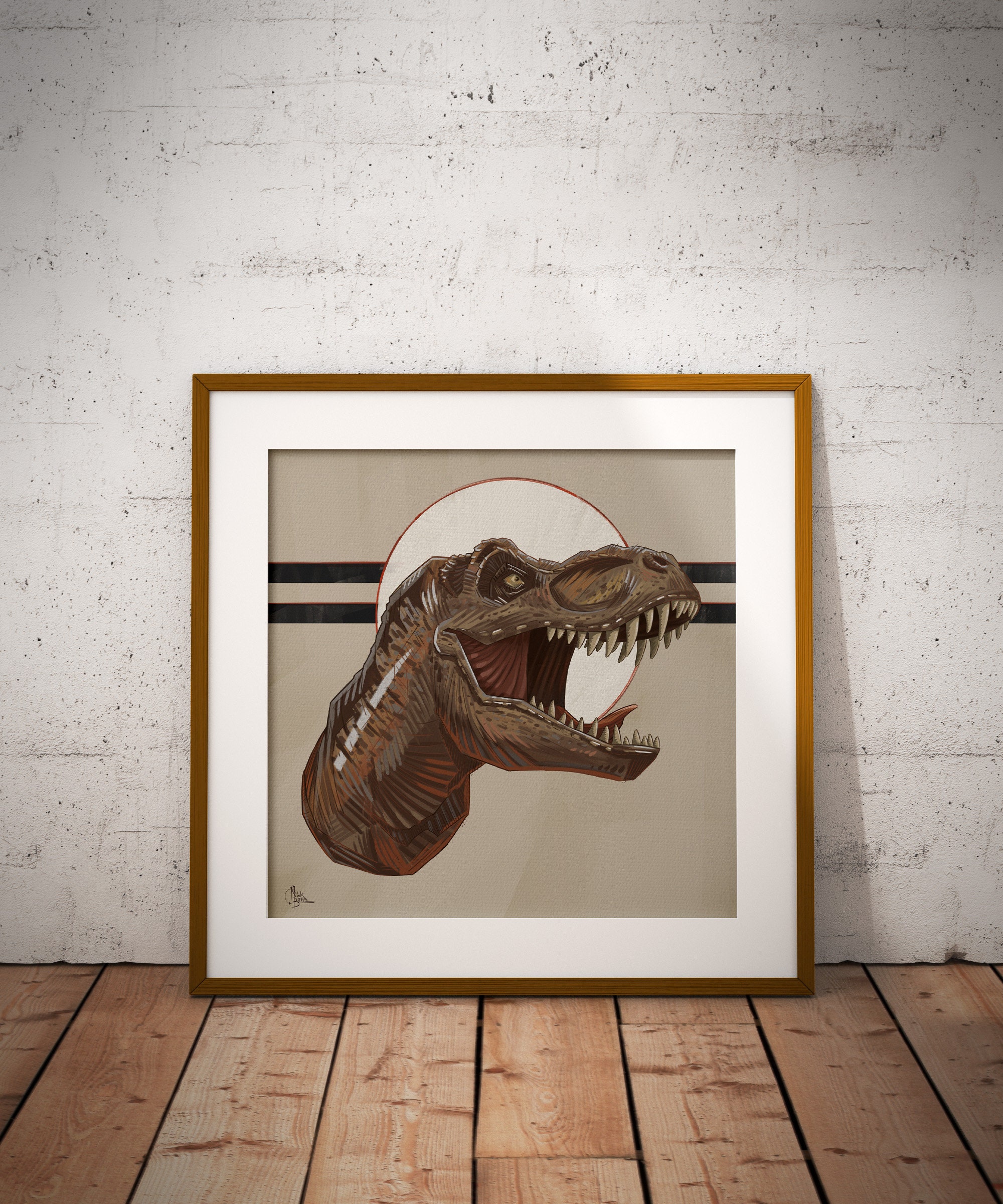 Tyrannosaurus Rex Print T Rex Poster Dinosaur Wall Art Dinosaur ...