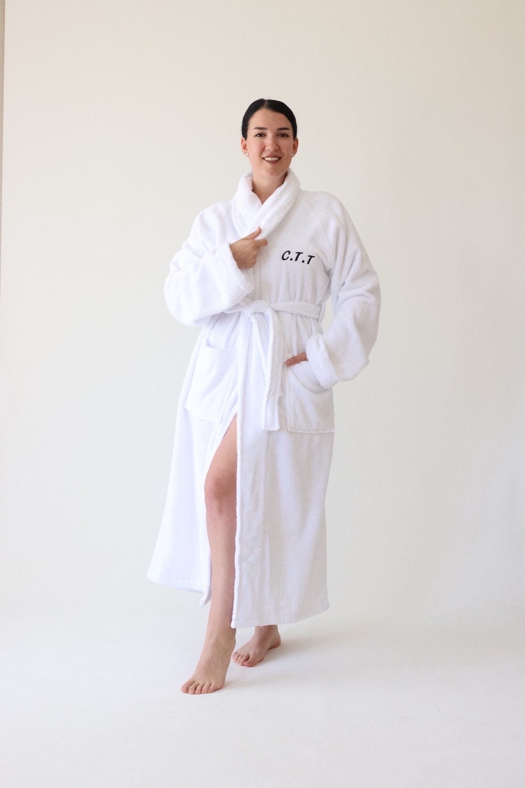 Classic Turkish Towels Customize Bathrobe - Personalized Bathrobe ...