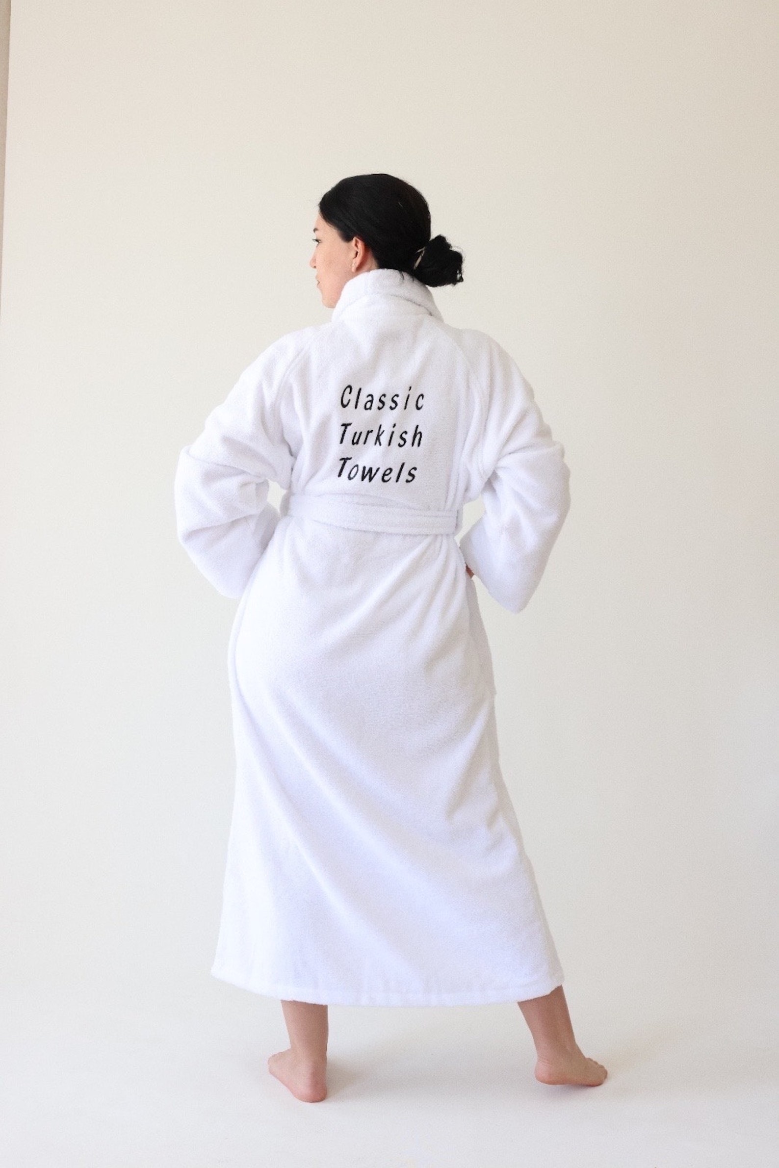 Classic Turkish Towels Customize Bathrobe Personalized Bathrobe