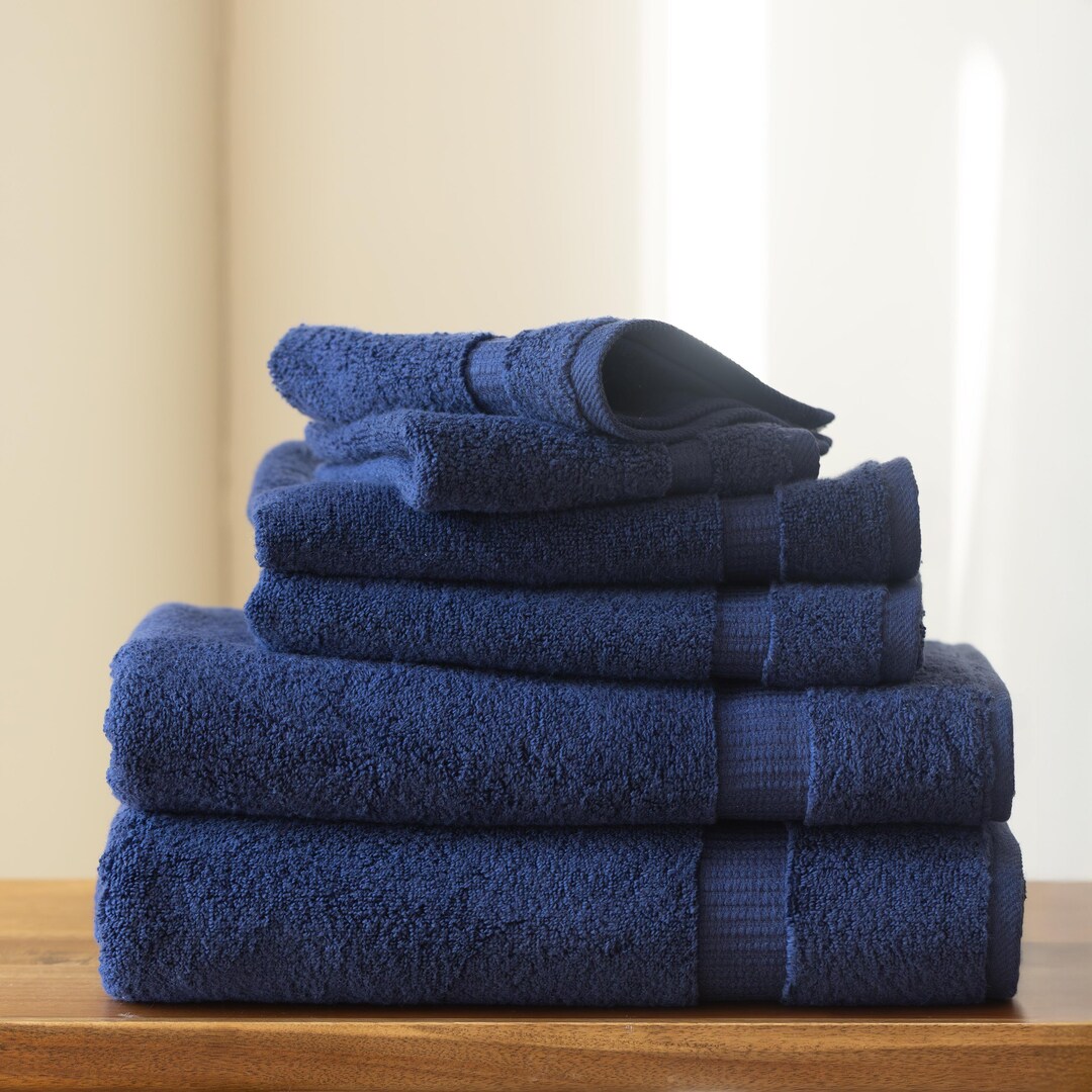 SALBAKOS - Luxury 6 Piece Towel Set, 100% Turkish Cotton, Highly ...