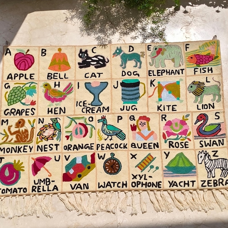 Alphabet Tapestry Wool - Etsy UK