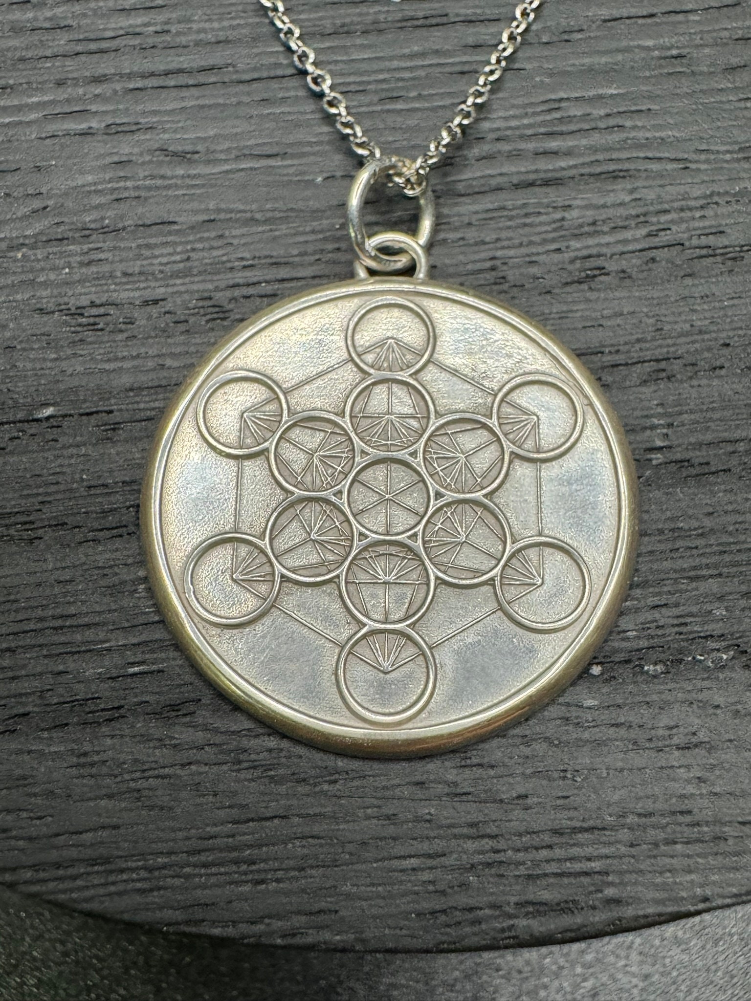 Metatron's Cube Pendant (sacred Geometry) - Sterling Silver - Etsy