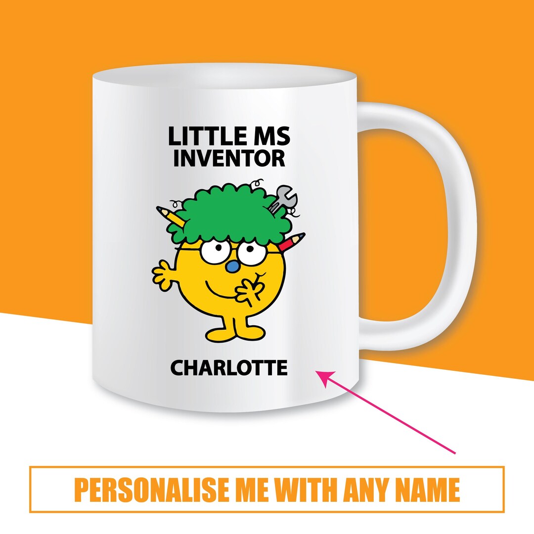 Personalised Little MISS INVENTOR Custom 11oz Mug Funny Women's Graphic ...