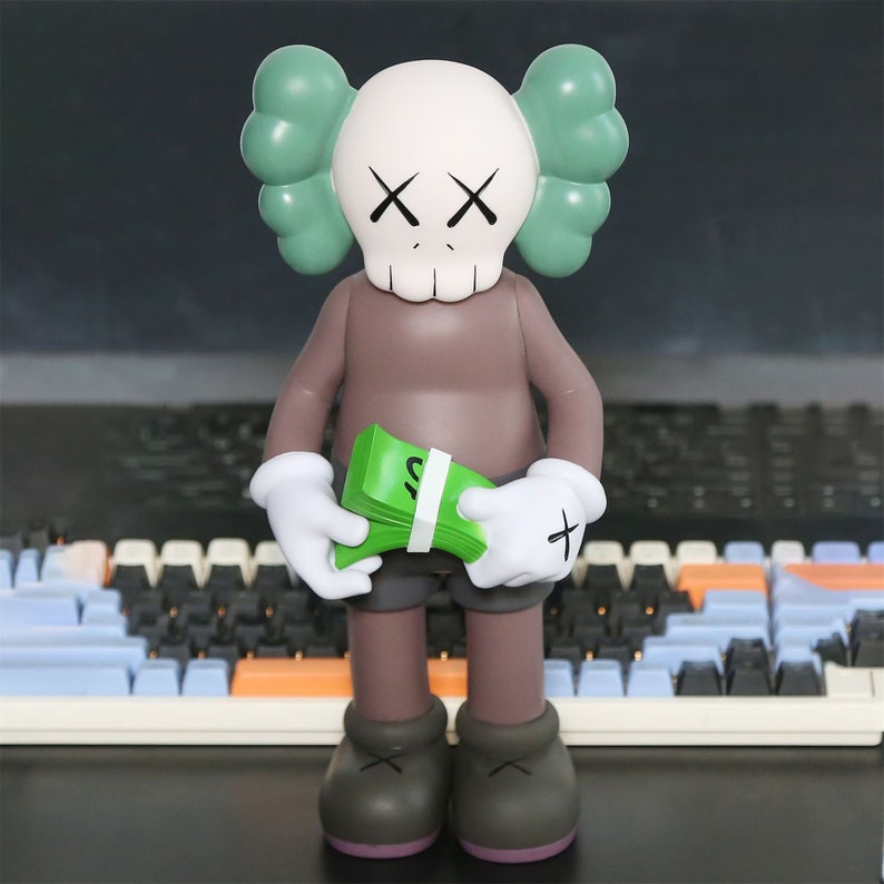 Kaws Money Figurine Kaws 30 Cm Stylish Statue Gift Inspired - Etsy
