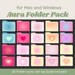 20 Aura Heart Desktop Folder Icons | Aura Preppy Aesthetic | Colourful ...