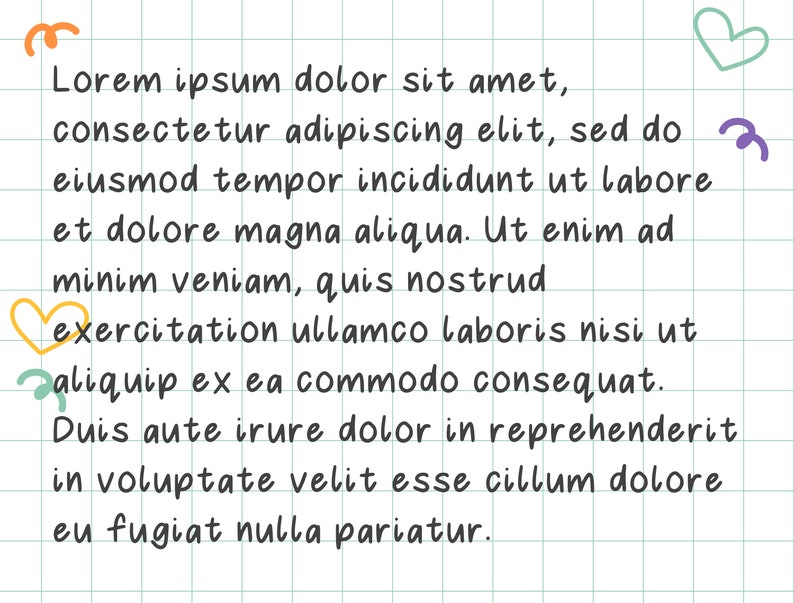 My Handwriting Font Extended | Cute Neat Handwriting | OTF | TTF ...