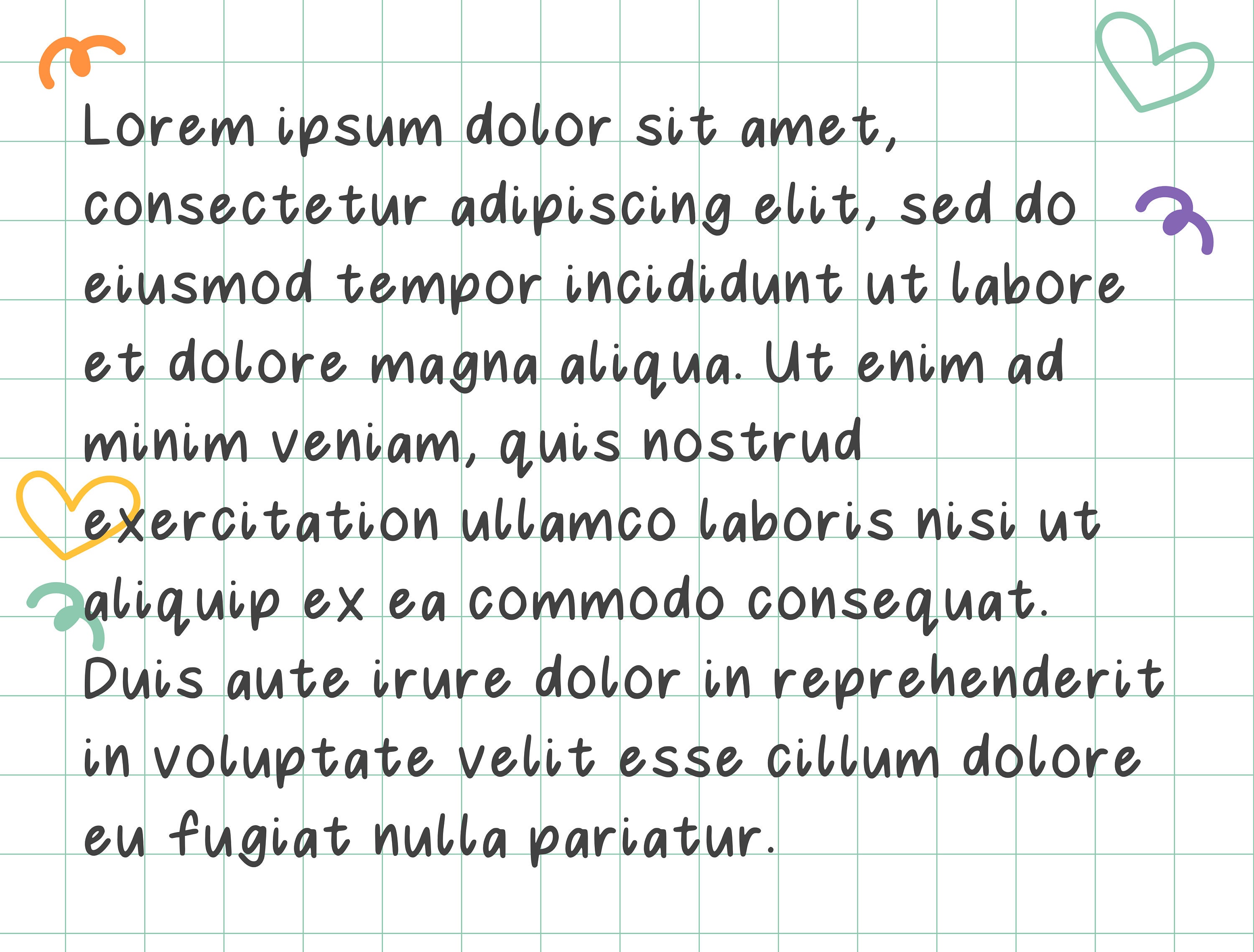 My Handwriting Font Extended | Cute Neat Handwriting | OTF | TTF ...