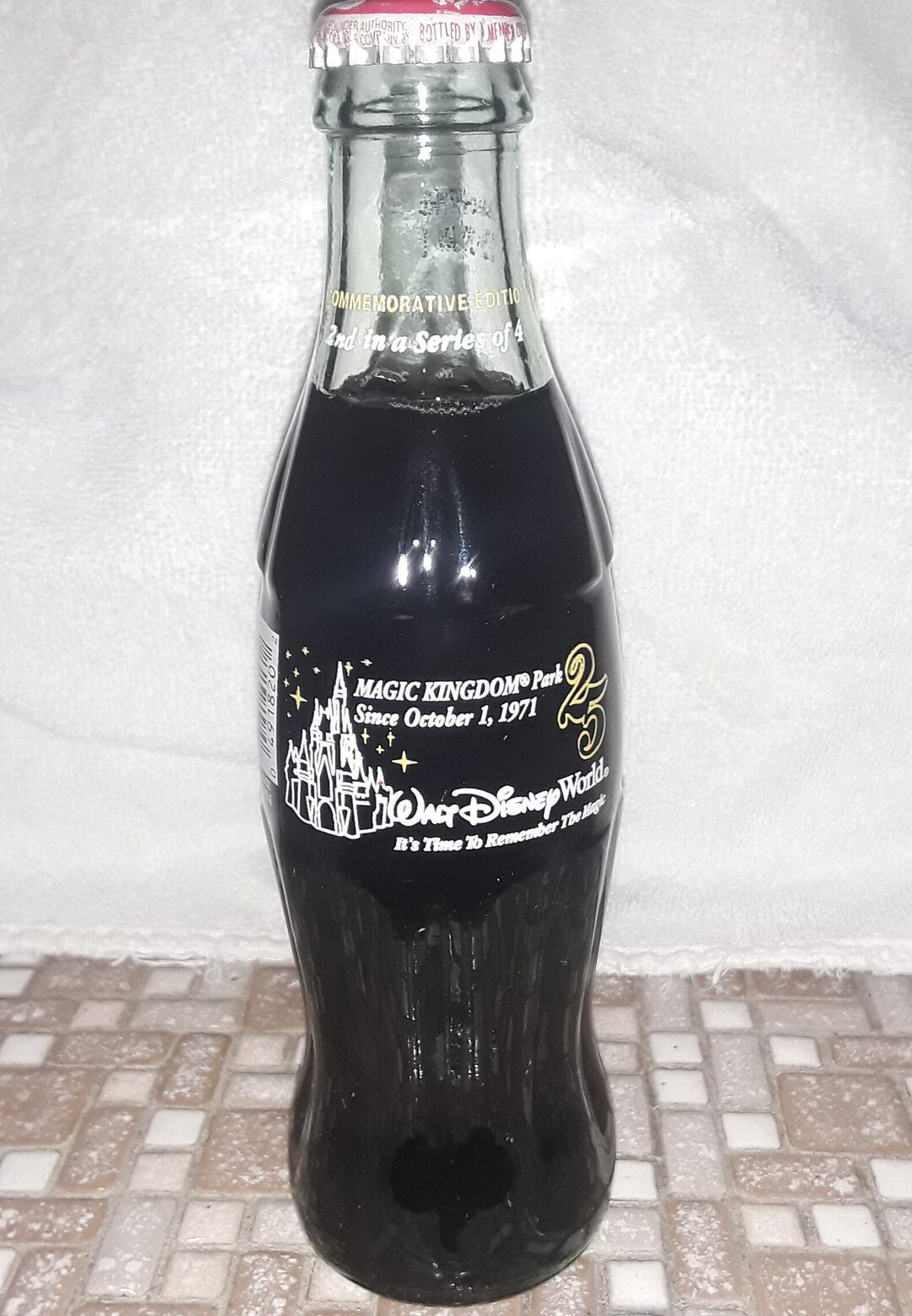 Walt Disney World's 25th Anniversary Coke Bottle, Commemorative Edition ...