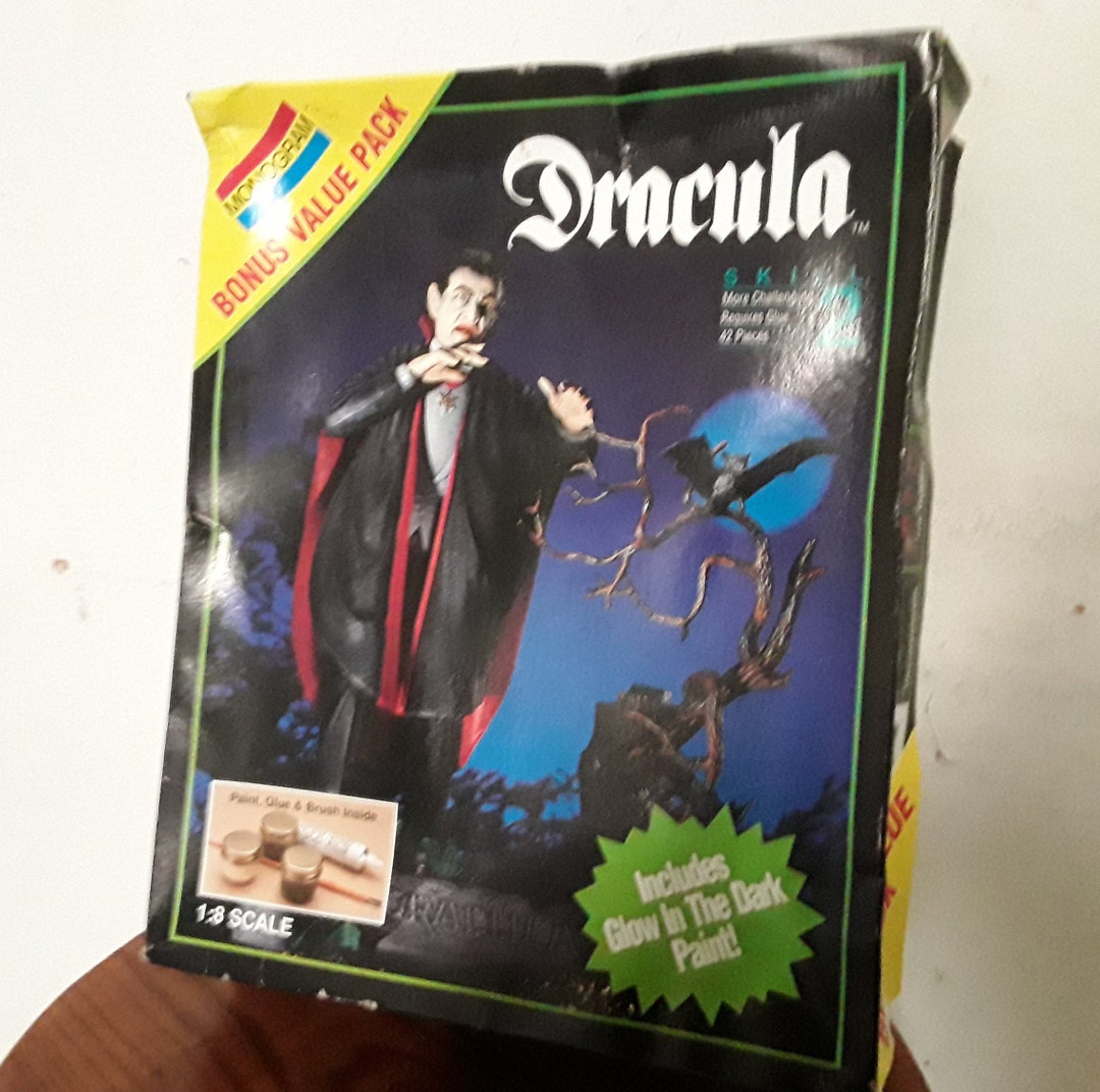 Dracula, Model Kit, Monogram, 1994, Universal Monter, Reissue, - Etsy