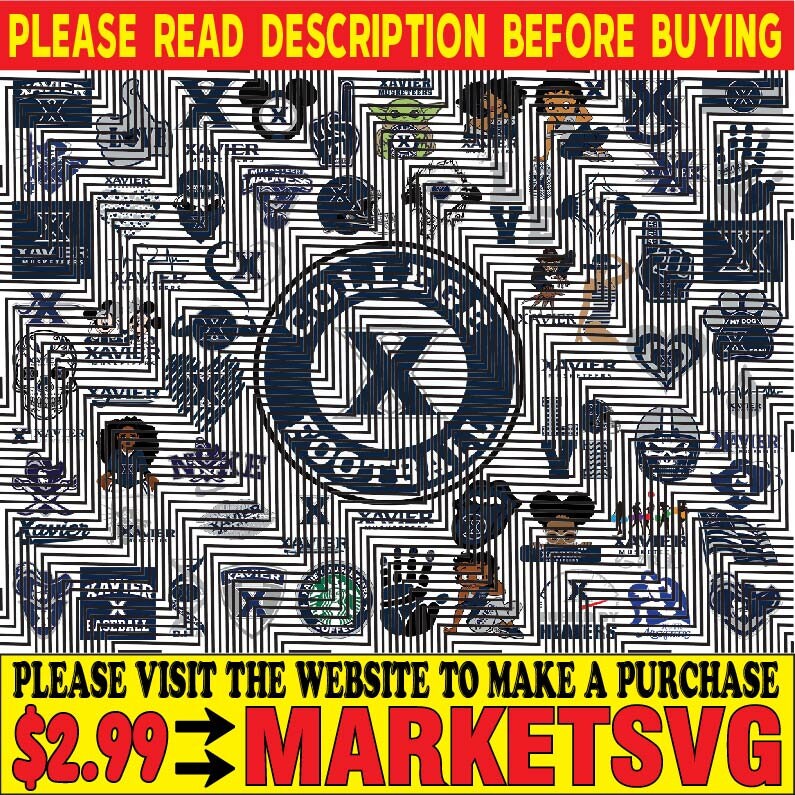 New Xavier-musketeers Teams Bundle Svg, Xavier-musketeers Svg, N-C-A-A ...