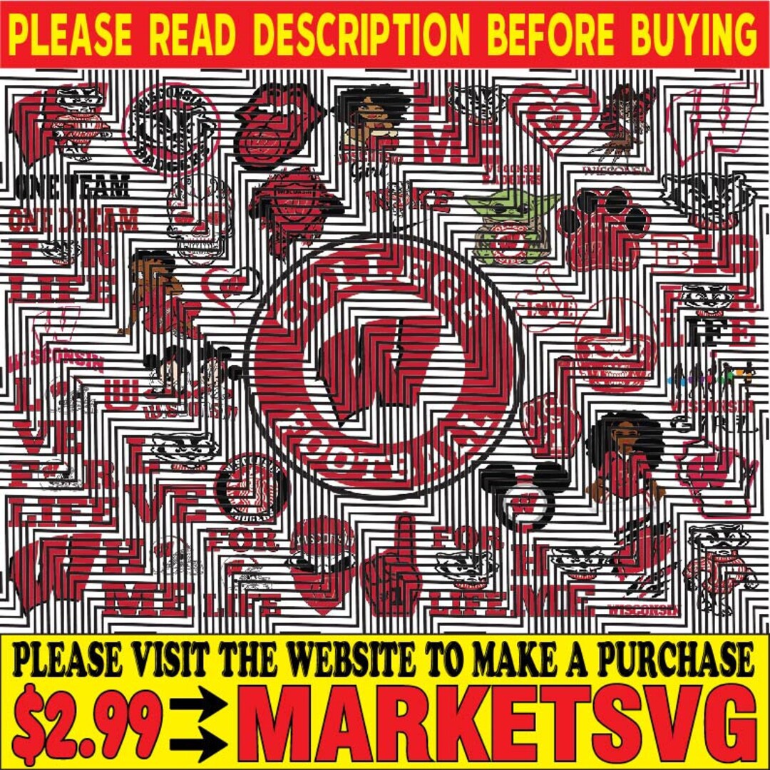 Wisconsin-badgers Svg, N C A A Svg, Wisconsin-badgers Football Team SVG ...
