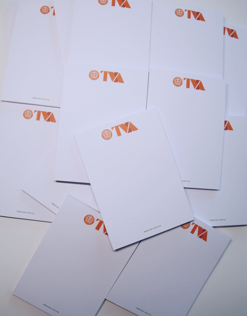 TVA Notepad (in A6) "variation Case File" Loki, Möbius, Marvel, MCU ...