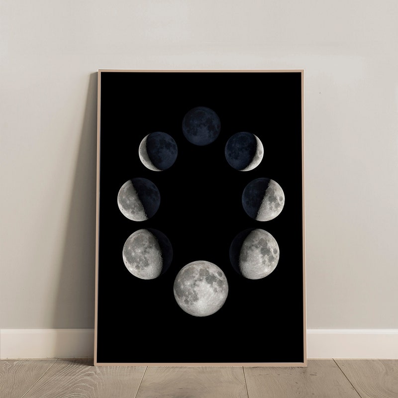 Moon Phase Decor - Etsy
