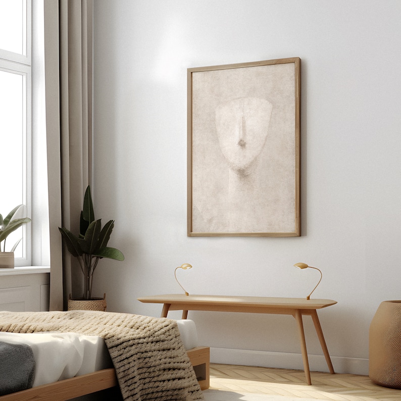 Cycladic Art, Greek Wall Art, Minimal Wall Art, Beige Wall Art, Ancient ...